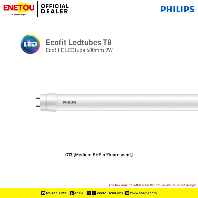 Ene2u.com | PHILIPS ECOFIT LEDTUBE 9W